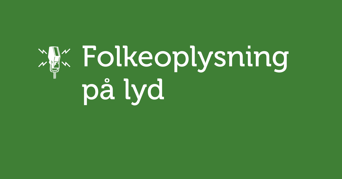 Folkeoplysning på lyd